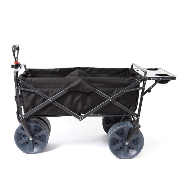 Mac Sports Collapsible Heavy Duty Utility Wagon w/ Table, Black (For ...