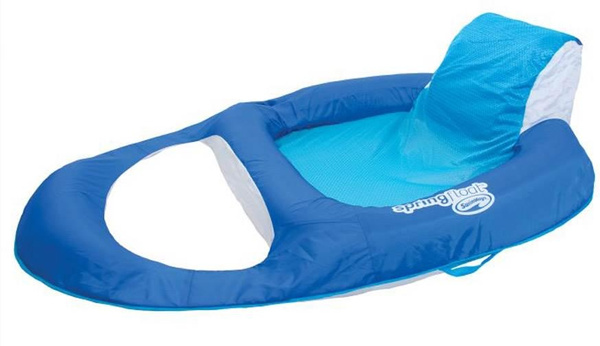 SwimWays Spring Float Mesh Recliner Floating Swimming Pool Lounge Chair ... SwimWays Spring Float Mesh Recliner Floating Swimming Pool Lounge Chair ...