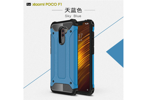For Xiaomi Pocophone F1 Case Pocophone F1 Cover Armor Slim Hard Tough Cover Silicone Phone Case For Xiaomi Poco F1 Global Cover