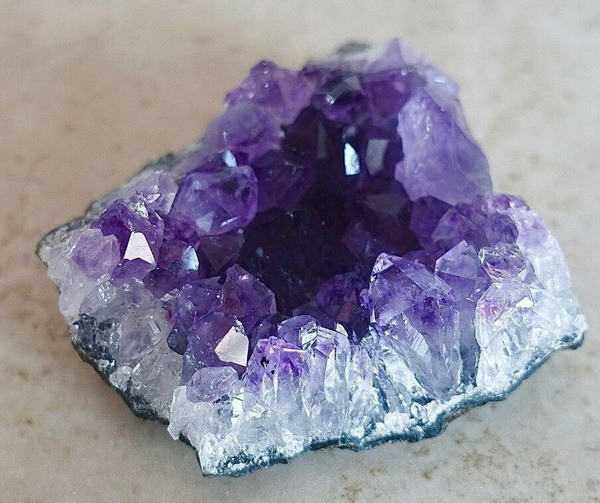 ABOUT 40G+ EXTRA A URUGUAYAN AMETHYST GEODE CLUSTERS FORMATION FLOWERS ...