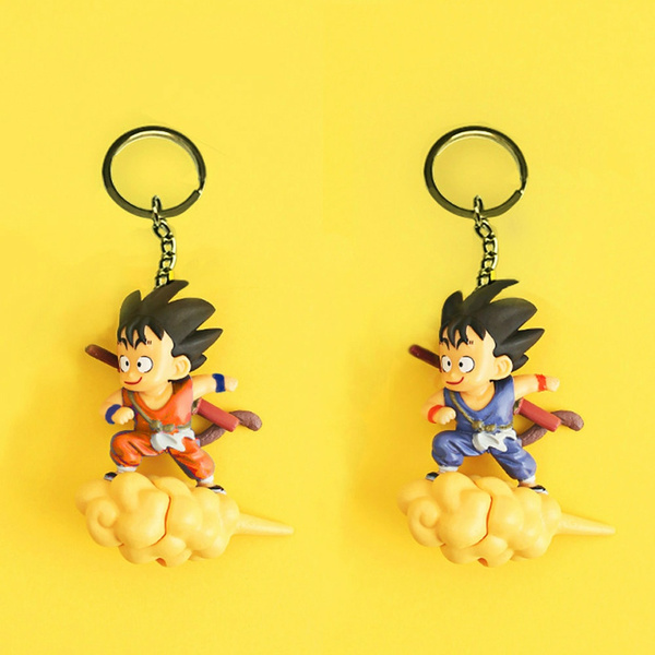 Dragon Ball Z SON GOKU Keychain Mini PVC Figure lightg Goku Key chain ...