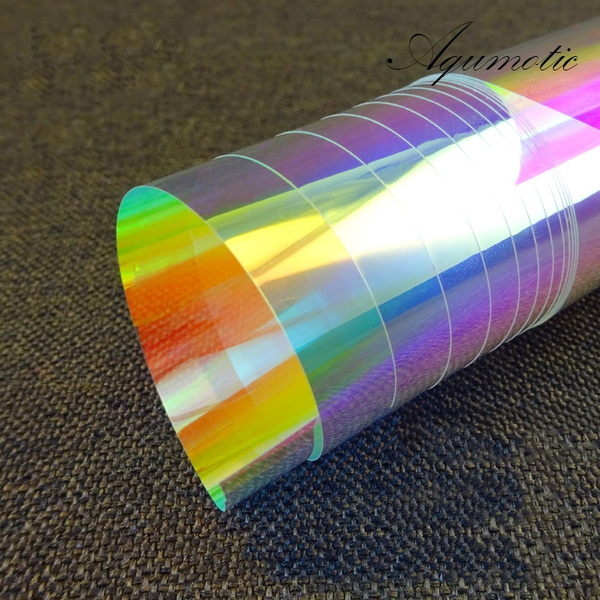 Color Change Stickers Discolor Sticker Paper Hologram Cut Glass Vinyl ...