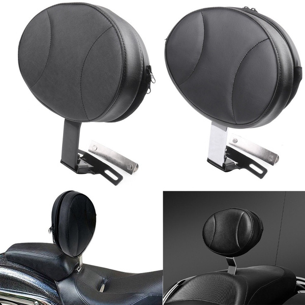 Adjustable Plug-in Driver Backrest Pad Rider Back Rest Pocket For Dyna ...