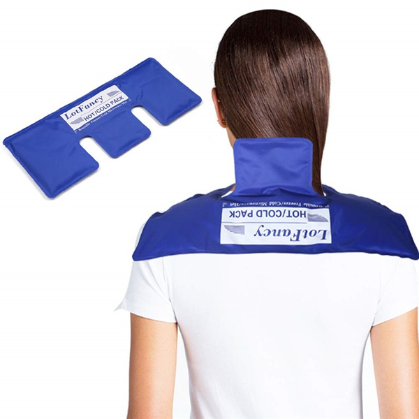 Neck Ice Pack, Hot Cold Therapy Wrap, Flexible Gel Pack for Shoulder ...