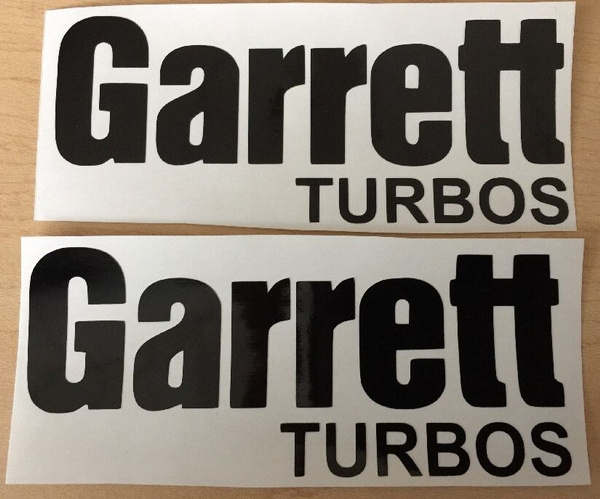 (2Pcs) GARRETT TURBOS Decals Sticker | Wish