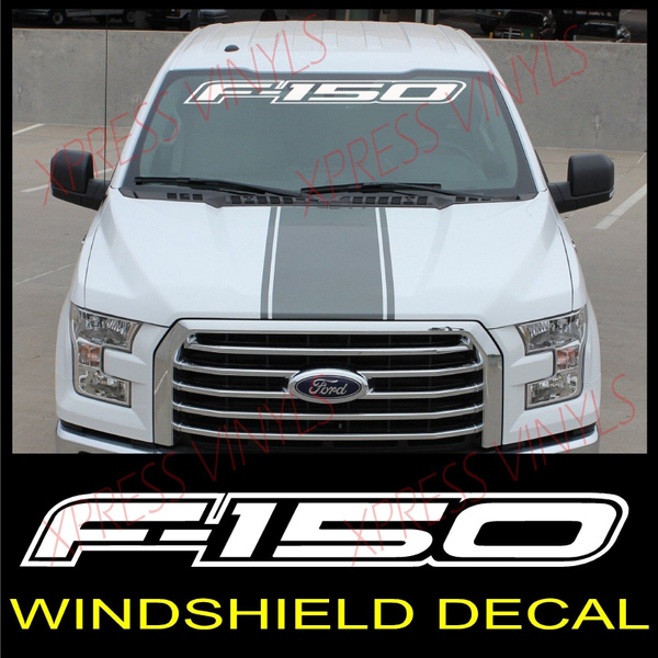 FORD F-150 Windshield Window Vinyl Decal Sticker Outline Vehicle Logo ...