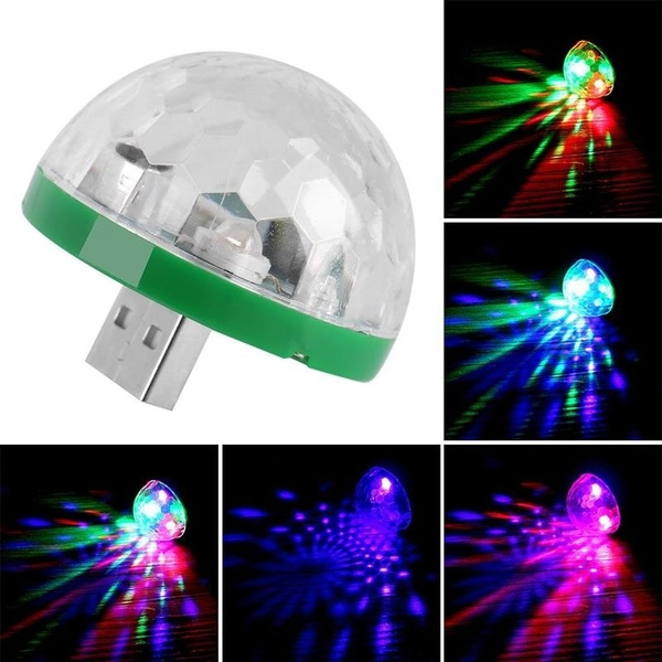 Mini Disco Light Portable Home Party Light DC 5V Disco Ball Mobile ...