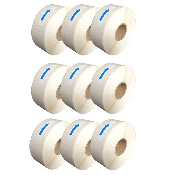 Blank White 1 x 2 Inch Dissolvable Labels For Food Rotation Prep roll ...