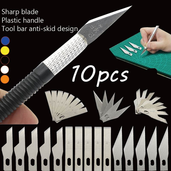 10PCS Blades Craft Artwork Cutting Knife DIY Carving Knife Stencil ...