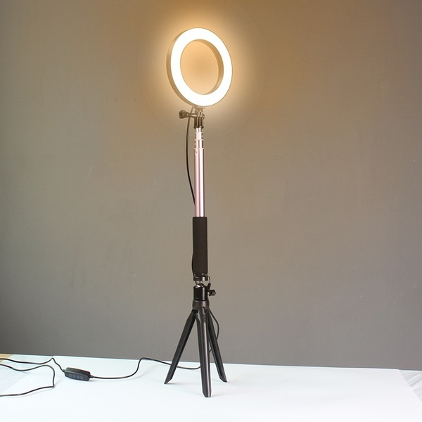 SMD LED Ring Light Dimmable 5500K Continuous Lighting makeup Photo ...