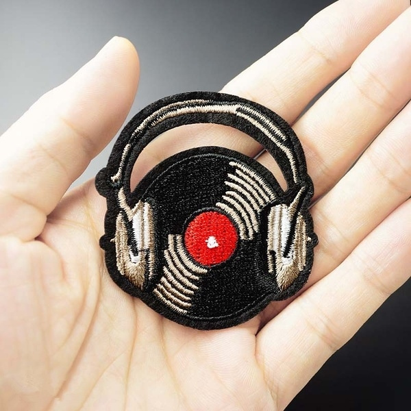 Creative Record Music Embroidered Patches Iron On or Sew On Patches | Wish
