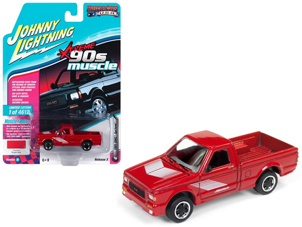 1991 GMC Syclone Pickup Truck Gloss Red "90's Muscle" Limited Edition ...