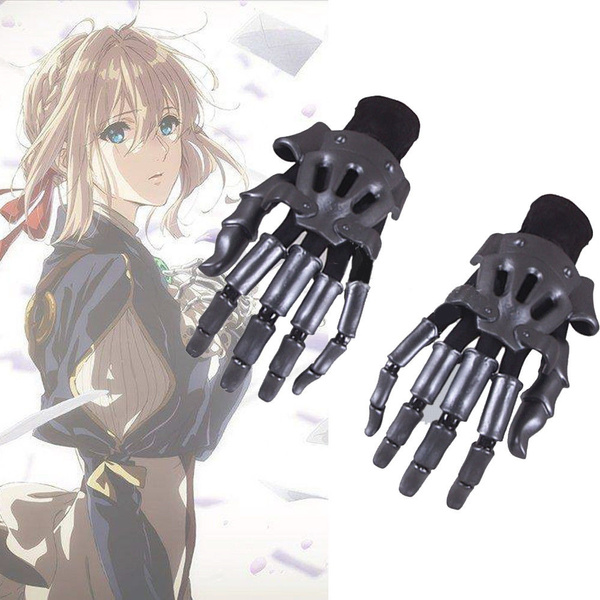 Violet Evergarden Hand Gauntlet Knuckles Gloves 1 Pair Cosplay Props ...