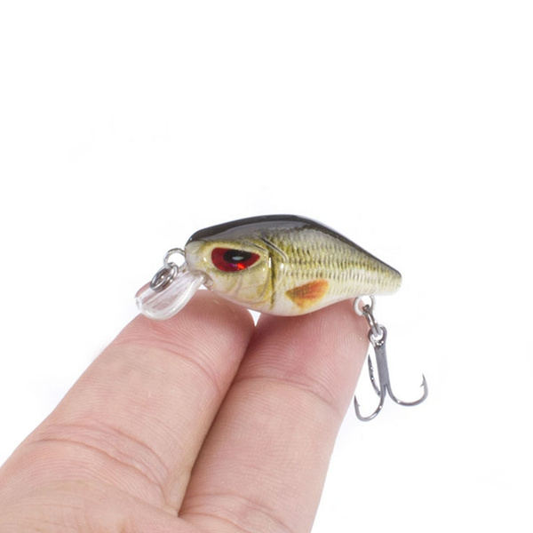 Fishing Mini Crankbaits 10# Hooks 3.5cm 2.1g Floating Minnow Lures ...