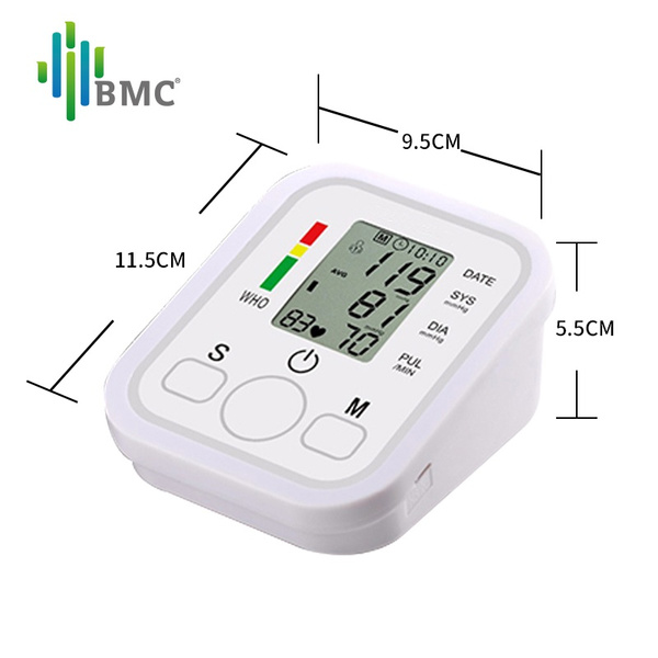 BMC Homeuse Health Care Digital Lcd Upper Arm Blood Pressure Monitor ...