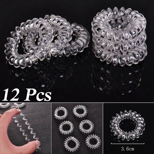 Transparent Telephone Cord Rubber Band | Wish