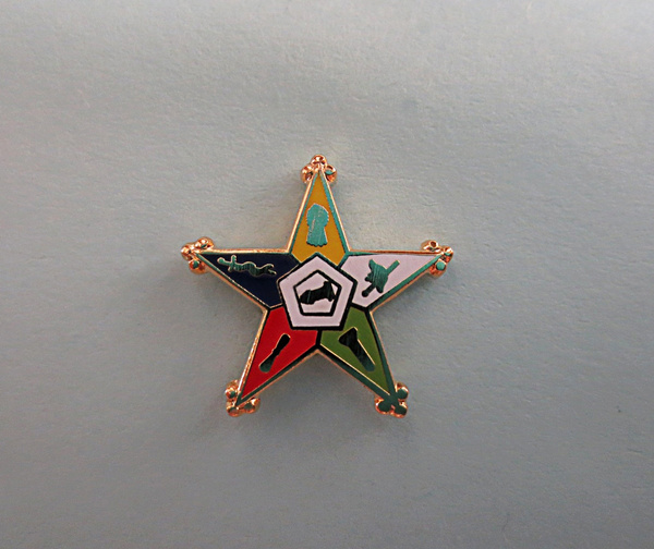 Masonic Lapel Pins Badge Mason Freemason Order of the Eestern Star ...
