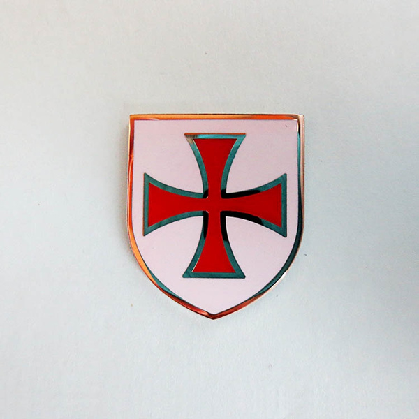 Masonic Lapel Pins Badge Mason Freemason Knight Templar Red Crossed ...
