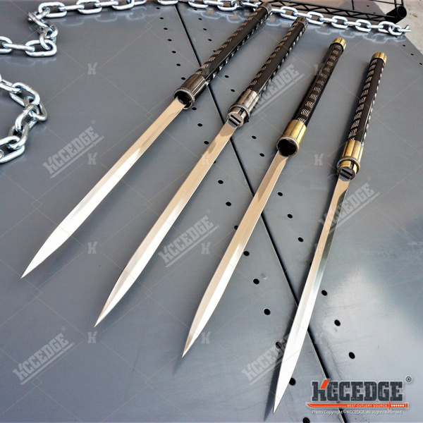 USA SELLER USA STOCK 2 IN 1 DUAL BLADE 33" Samurai Ninja KATANA SWORD ...