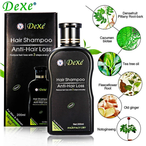 200ml Dexe Hair Shampoo Anti hair Loss Chinese Herbal Hair Growth For ...