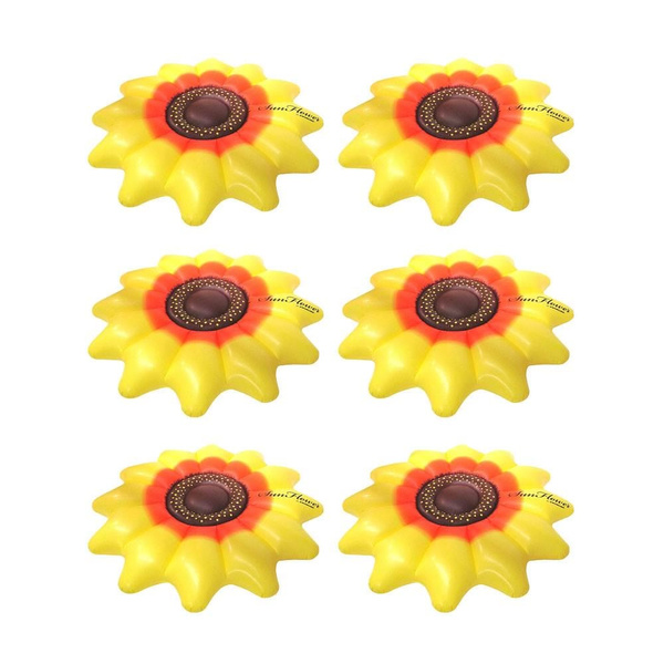 Swimline Giant Inflatable 72" Sunflower Island Swimming Pool Raft Float ...