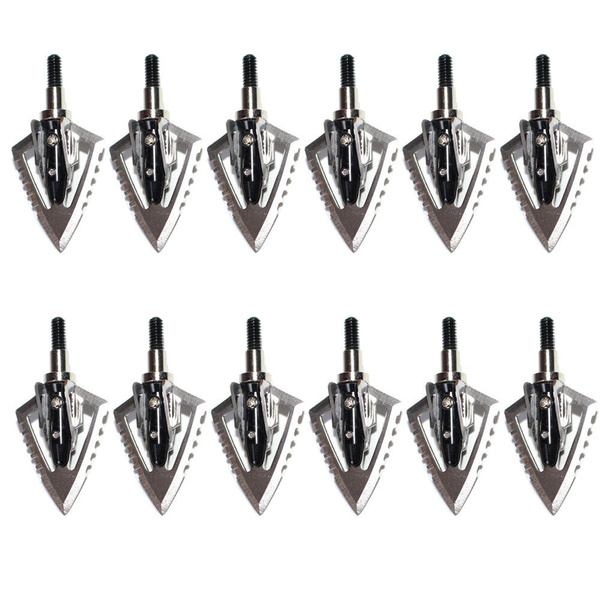 12PK Carbon Express XT Dual Sharp Blade Serrated Crossbow Arrow ...
