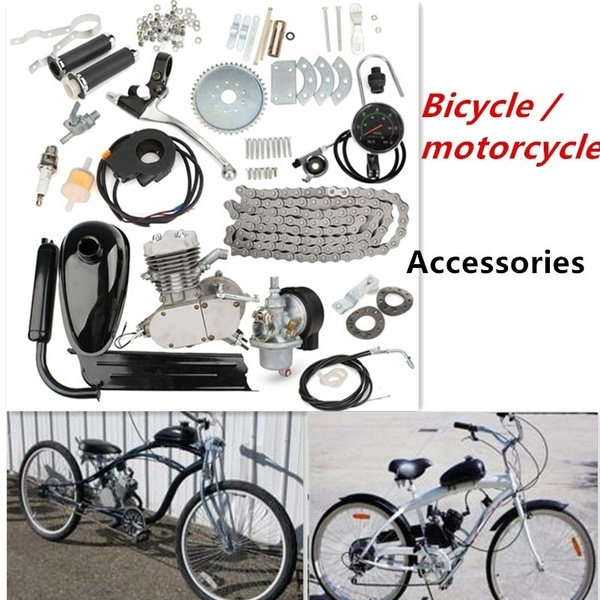 2 Stroke 50cc Bicycle Gas Motorized Engine Bike Motor Kit Engine ...