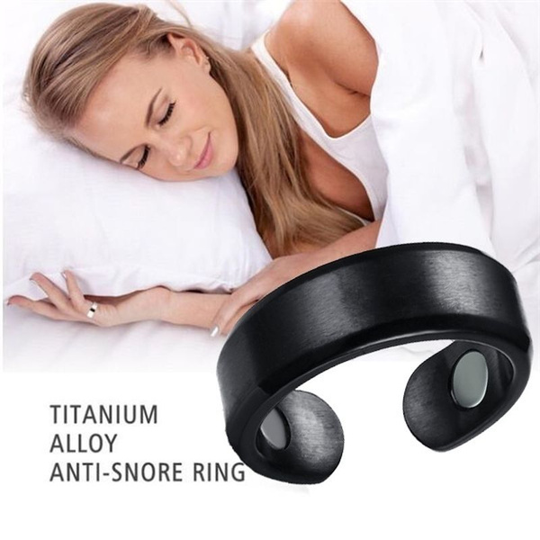 1 PieceTreatment Stop Snore Health Care Magnetic Therapy Finger Ring ...