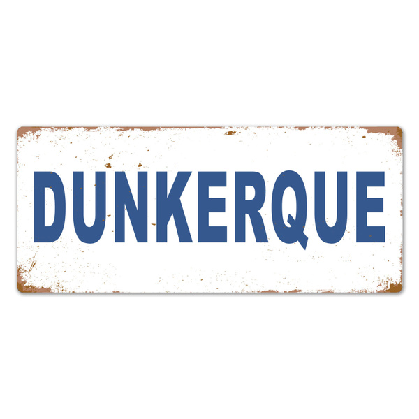 Dunkerque WW2 Street Sign Metal Wall Sign Plaque Art France World War ...