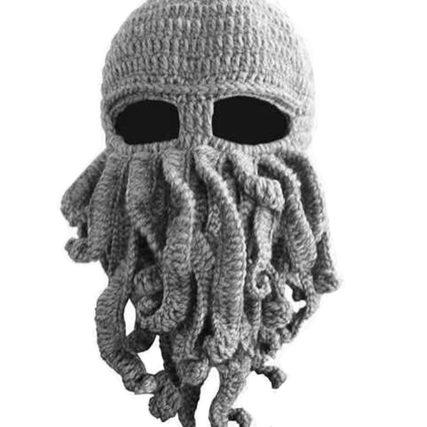 Octopus Knit Beanie Hat Winter Ski Mask,1pc. | Wish