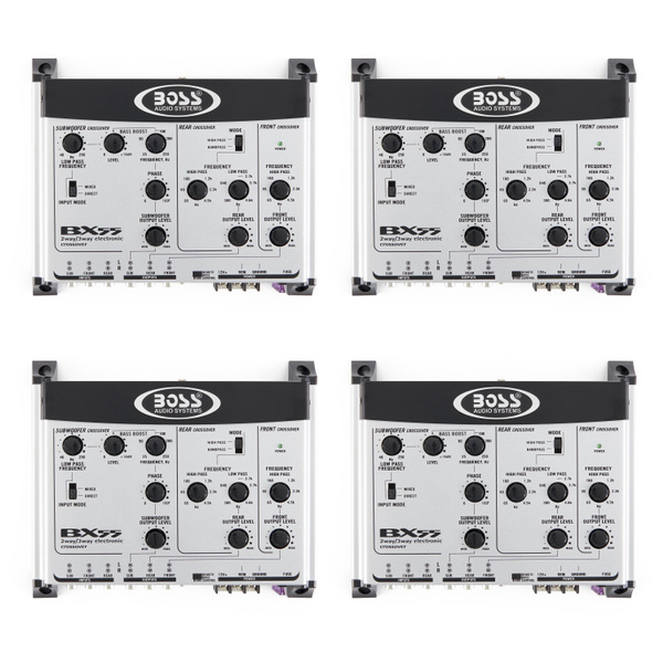 BOSS BX55 2/3 Way Car Audio Electronic Crossover Bass w/Remote Control ...