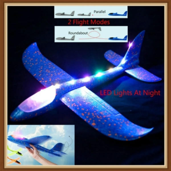 EPP Bubble Maneuver Throwing Glider Foam Airplane Model Kids Toy Hand ...