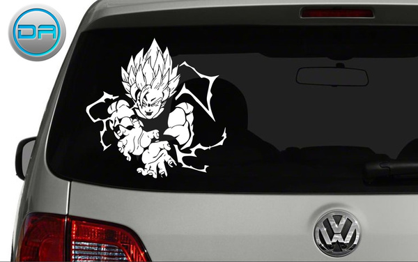 Dragon Ball Z Goku Vinyl Decal Sticker for Car Laptop Consoles | Wish