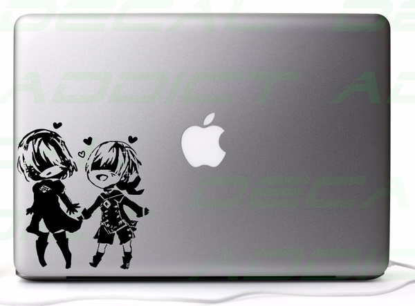 Nier Automata 2B and 9S Vinyl Decal Stickers for Car Laptop Consoles ...