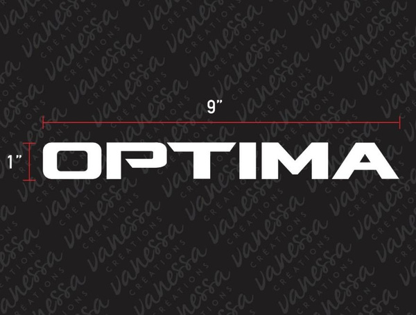 (2Pcs) KIA OPTIMA sticker vinyl decal | Wish