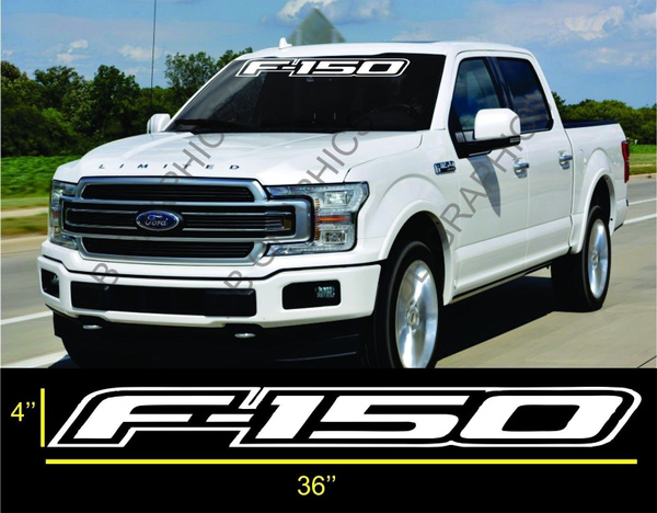 FORD F-150 Windshield Window Vinyl Decal Sticker Vehicle Logo | Wish