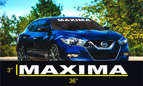 NISSAN MAXIMA Decal Windshield Sticker Car Vinyl Graphics | Wish