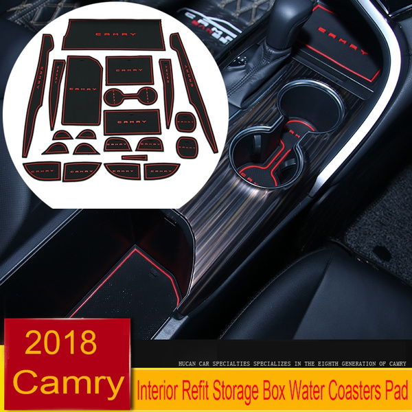21PCS Dedicated For TOYOTA Camry 2018 Interior Refit Storage Box Water ...