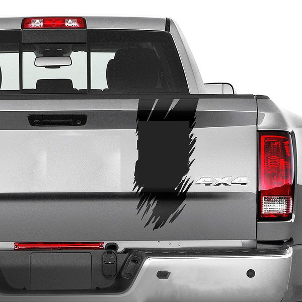 Scratch Tailgate 4X4 Decal Truck Vinyl Sticker | Wish