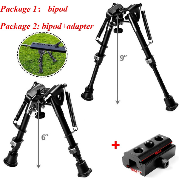 Adjustable Spring Fold Stand for Rifle Heavy Duty 6"-9" Adjustable ...