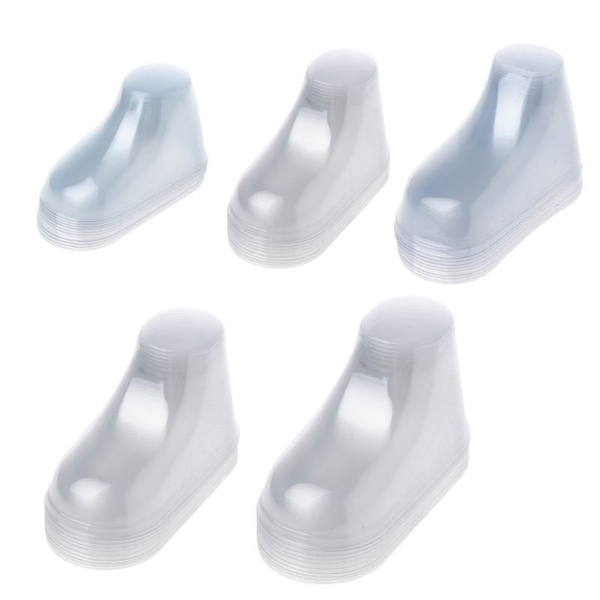 10Pcs Clear Plastic Baby Feet Display Baby Booties Shoes Socks Show ...