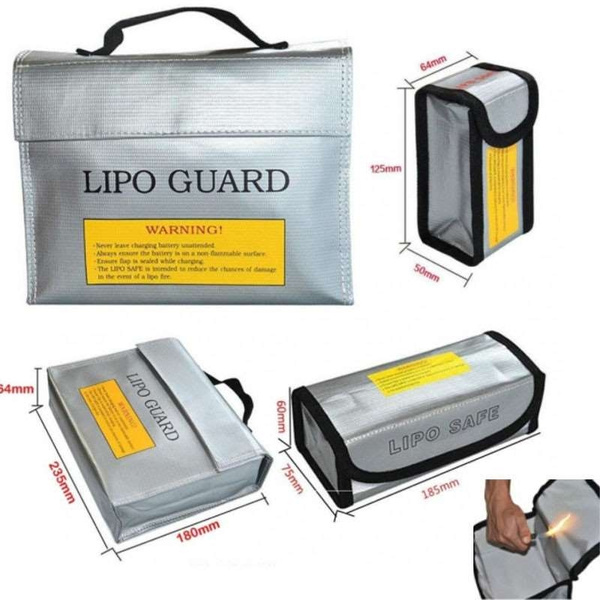 LIPO SAFE LIPO GUARD Safe Explosion Proof Fireproof Waterproof Battery ...