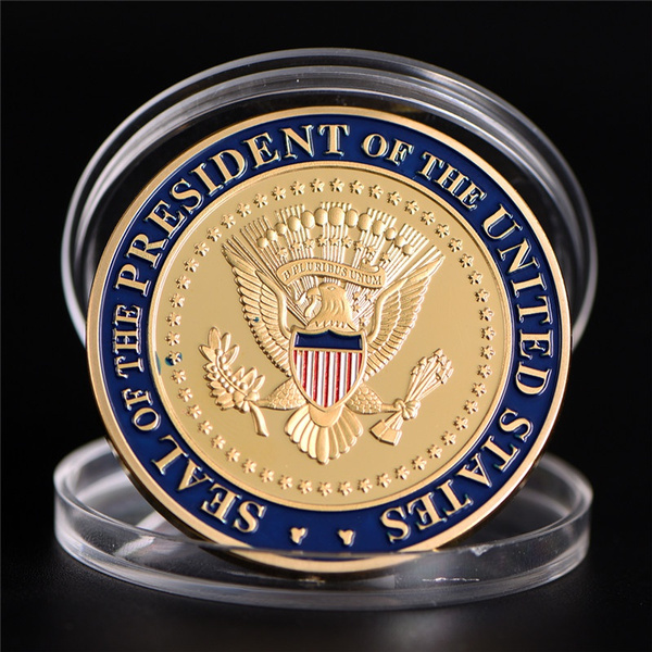 US 45th President Donald Trump Commemorative Coin Collection Gifts ...