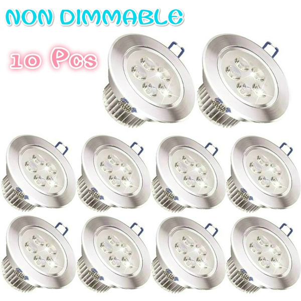 10 Pack 9W/12W/15W AC110-220V LED Ceiling Downlight Recessed Cabinet ...