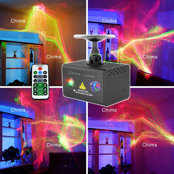 RGB Aurora Laser Projector Disco Light Stage Lighting Effect RB LED ...