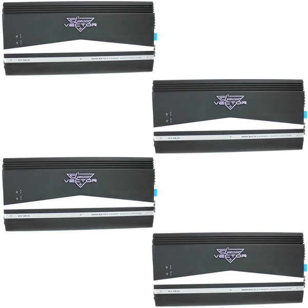 Lanzar VCT2610 6000W 2 Channel Car Amplifier Power Amp Stereo MOSFET (4 ...