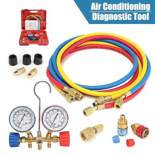 HVAC A/C Refrigeration Kit High Pressure Valve Switch Manifold Gauge ...