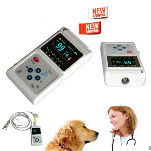 Veterinary pulse oximeter PR animal tongue ear spo2 probe+software | Wish