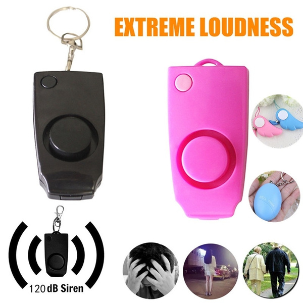Three Style Anti-Rape Device Alarm Loud Alert Attack Panic Keychain ...