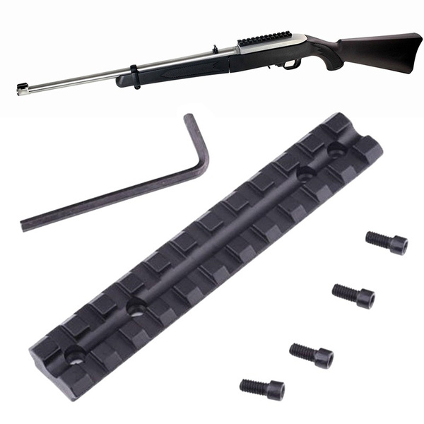 New Tactical Ruger 1022 10 22 10/22 Low Profile See-Through Weaver ...